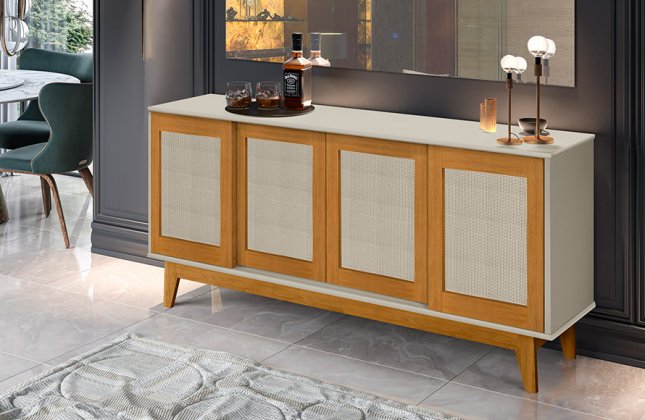 Buffet Retrô 4 Portas Detroit