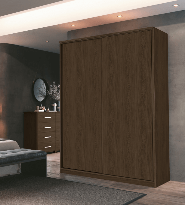 Roupeiro Fazzio Spazzio 1.73 2Pts Com Espelho