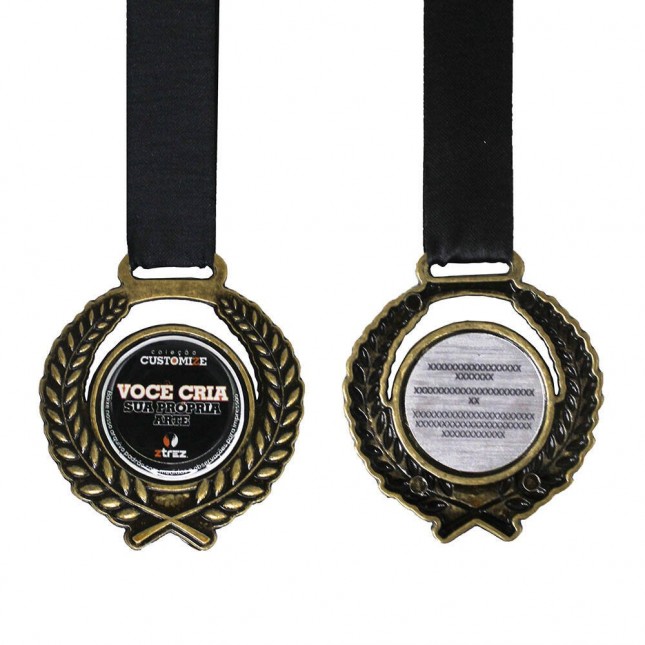 Kit 10Un - Medalha Customize A07